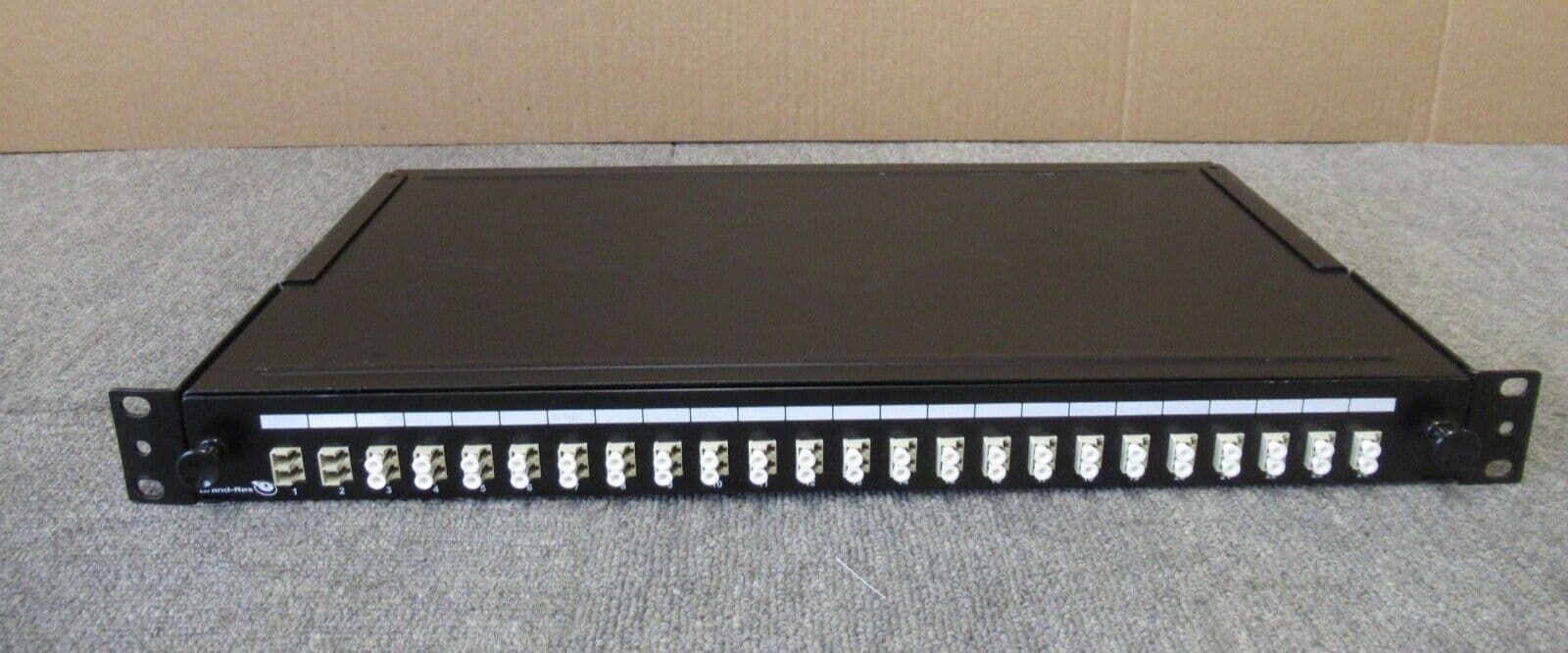 Brand-Rex FPCC1SXMM48LC2 24 Port 19" 1U LC Duplex Rackmount Fibre Patch ...