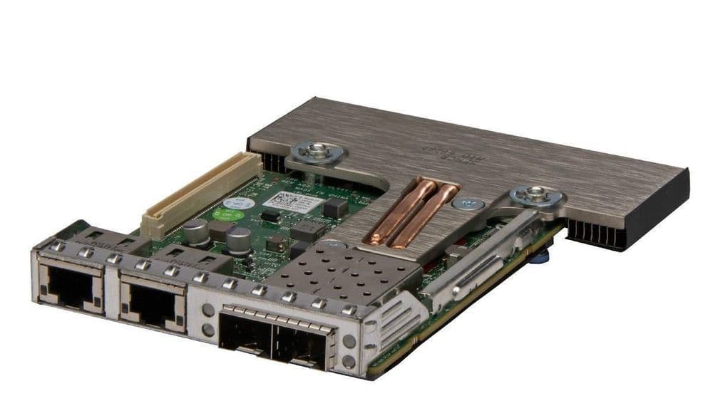 Broadcom 57800S Quad Port 2x 1000BASE-T 2x 10Gb SFP MT09V for R620 R720 ...