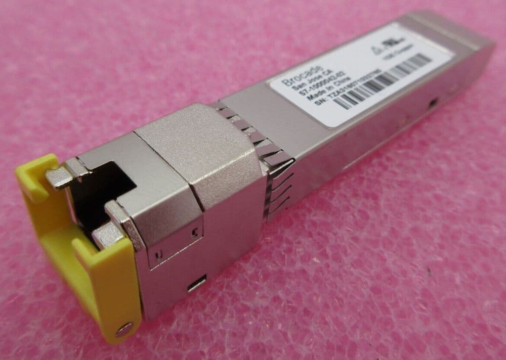 Brocade 1000BASE-T 1GbE RJ45 SFP Copper Transceiver Module 57-1000042-02