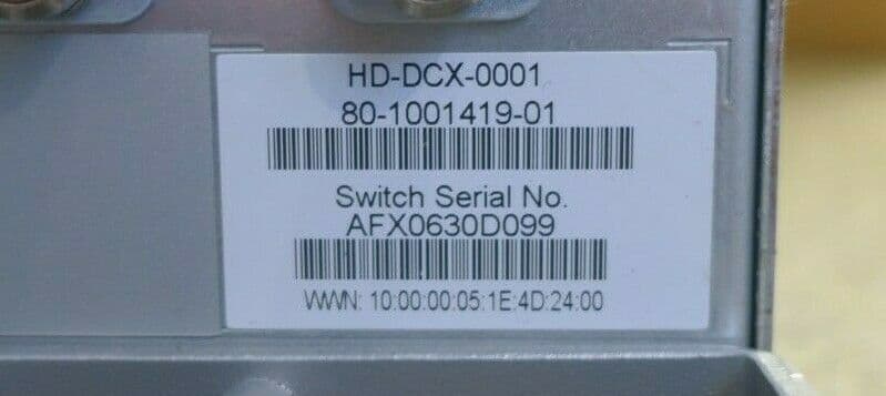 Brocade 12-Slot Connectrix Director Switch HD-DCX-0001 3x FC8-32 2x CP8 ...