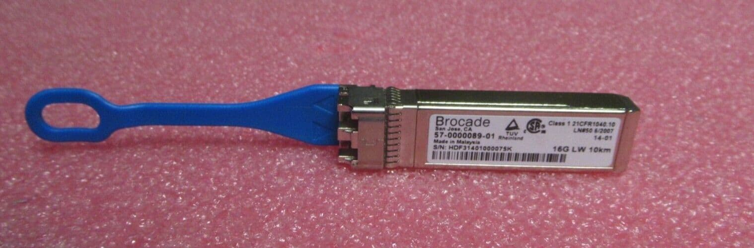 Brocade 16Gb FC LWL SFP 1310nm 10km Transceiver 57-0000089-01 XBR-000198