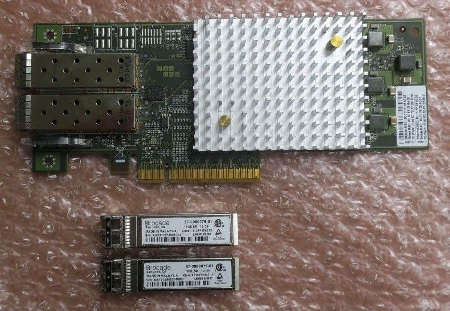 Brocade 18602 Dual Port 16Gbps Host Bus Adapter HBA 80-1006037-02 2x ...