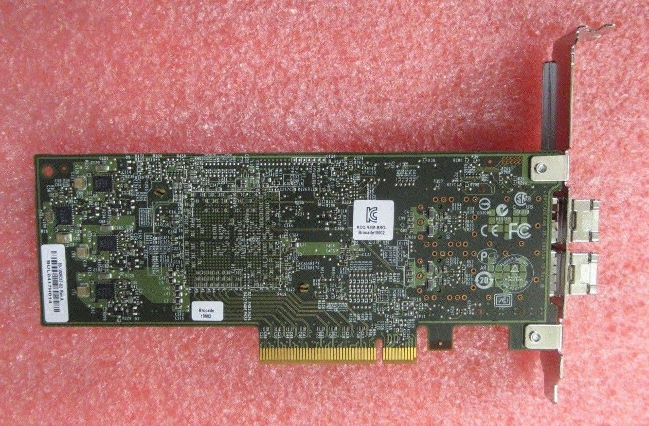 Brocade 18602 Dual Port 16Gbps Host Bus Adapter HBA PCI-E 80-1006037-02 ...