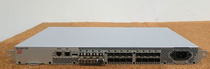 Brocade 300 320 8Gb 8Gbps FC Fibre 8 Ports Active Channel SAN Switch ...