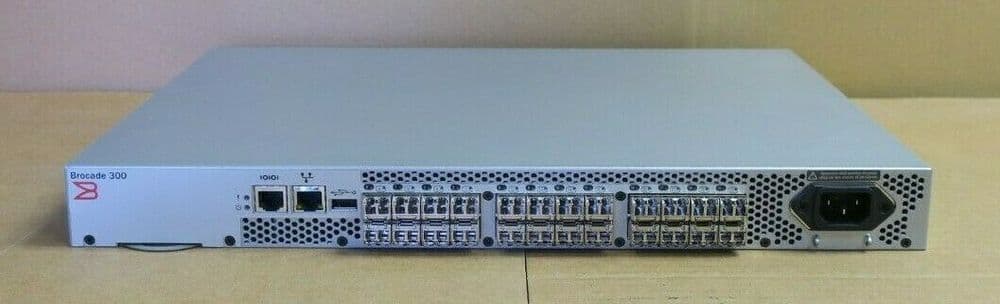 Brocade 300 360 24-Port 8Gb Fibre Channel SAN Switch 24-Ports Active BR ...