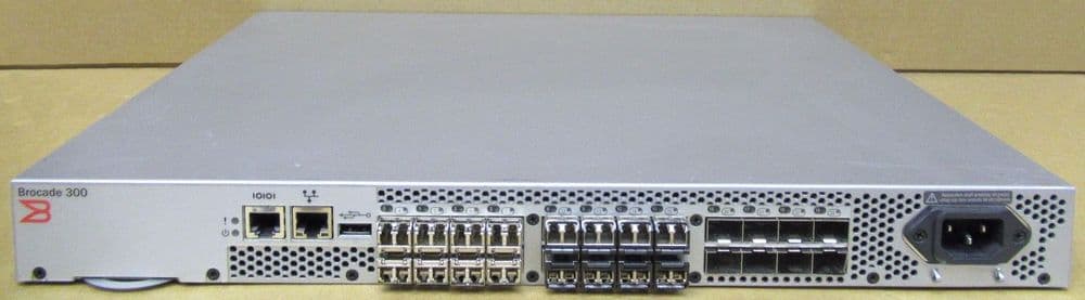Brocade 300 DL-320-0003 320 24-Port 8GB Fibre Channel SAN Switch 16 ...