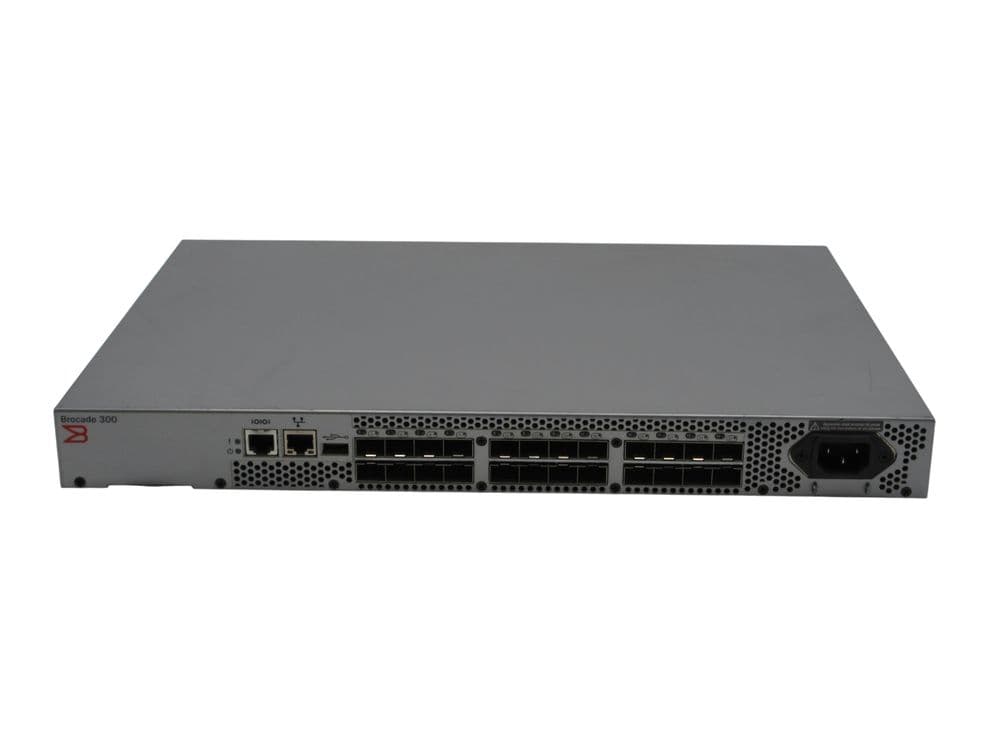 Brocade 300 HD-320-0008 320 24-Port 8Gb Fibre Channel SAN Switch 16 ...