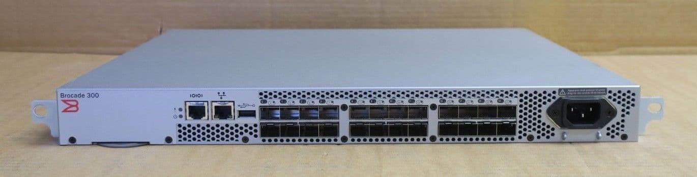 Brocade 300 NA-320-0008MC 24-Port 8Gb FC SAN Switch 8-Ports Active licenses