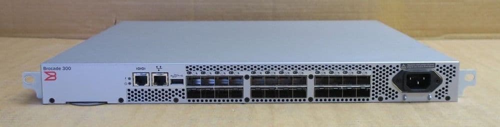 Brocade 300 NA-320-0008MC 24-Port 8Gb FC SAN Switch 8-Ports Active licenses