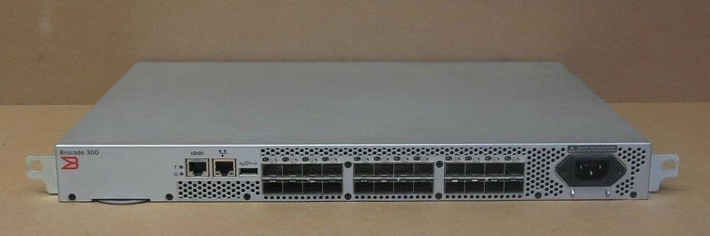 Brocade 300 SN-360-0008 360 24-Port 8Gb Fibre Channel SAN Switch 24 ...