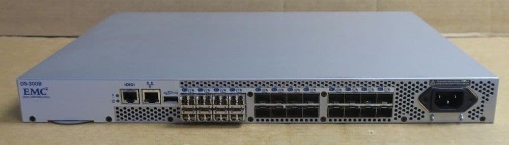 Brocade 320 DS-300B EM-320-0008 24 Port 8-Port Active 8Gb Fibre Channel ...