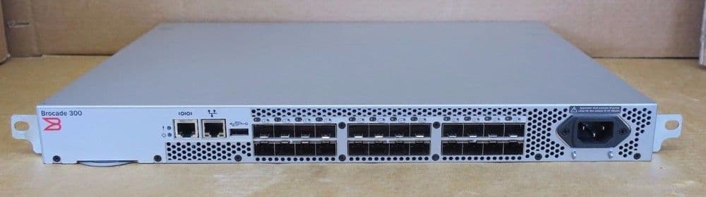Brocade 320 NA-320-0004 300 24-Port 8Gb Fibre Channel SAN Switch 16 ...