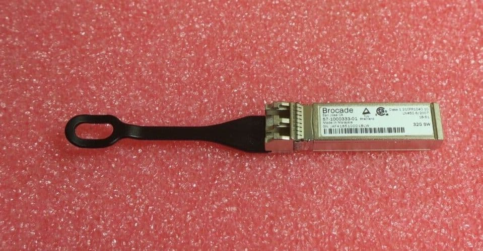 Brocade 32Gb FC SW 850nm SFP Transceiver Module 57-1000333-01 XBR-000212