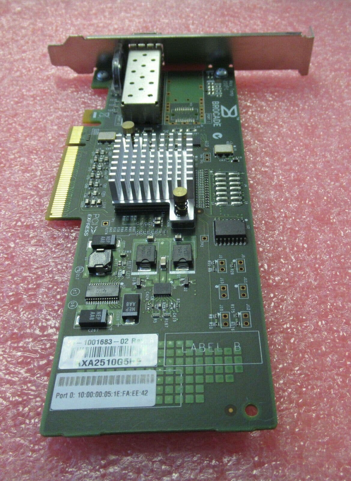 Brocade 415 Single Port 4GB Host Bus Adapter HBA PCI-E x8 1x SFP 80 ...