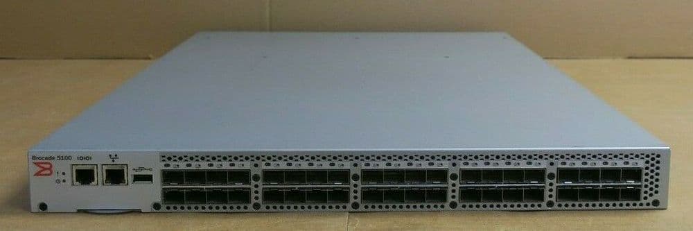 Brocade 5100 NA-5120-0008 40-Port 8Gb FC Fibre Channel SAN Switch 24 ...