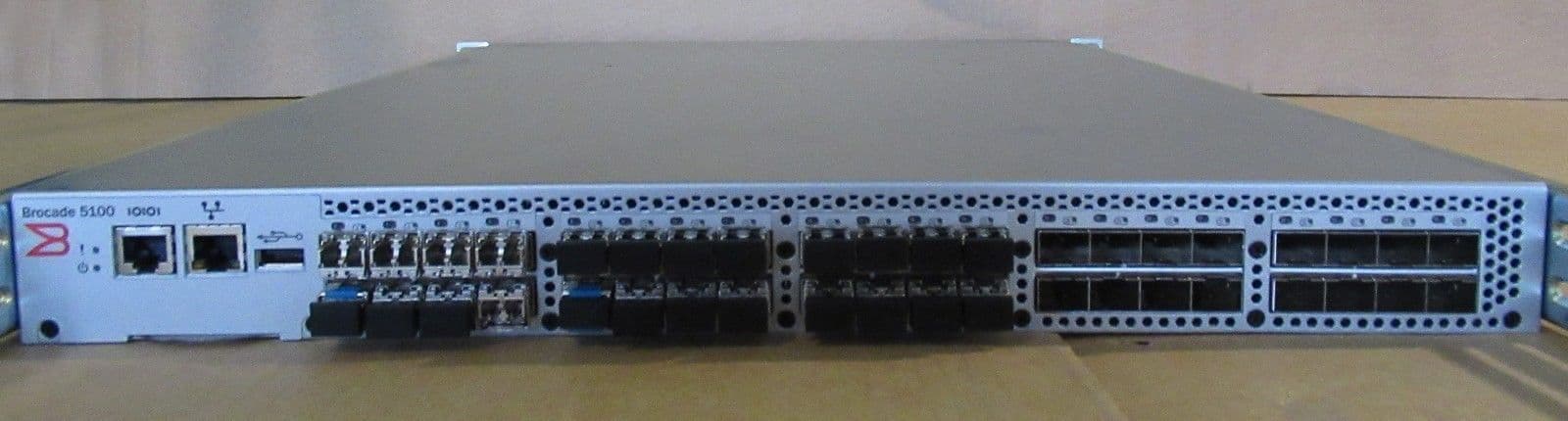 Brocade 5100 NA-5120-0008 40-Port 8Gb Fibre Channel SAN Switch 24-Port ...