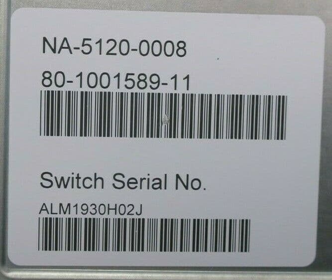 Brocade 5100 NA-5120-0008 40-Port 8Gb Fibre Channel SAN Switch 24x ...