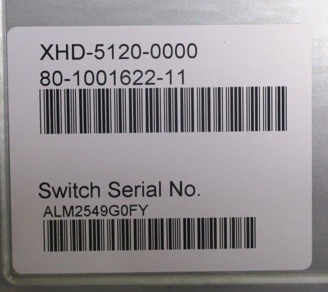 Brocade 5100 XHD-5120-0000 40-Port Active 8Gb Fibre Channel SAN Switch ...