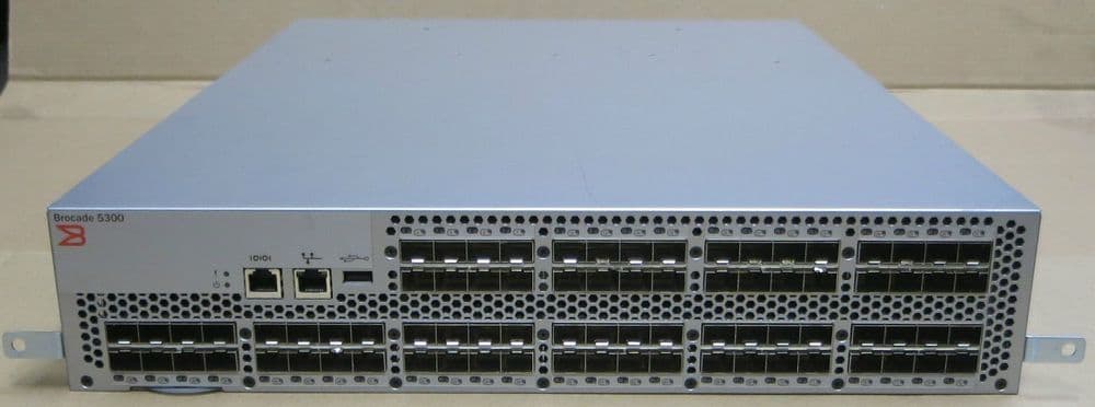 Brocade 5300 80 Port 48 Port Active 8Gbps FC Fibre Channel Switch NA ...