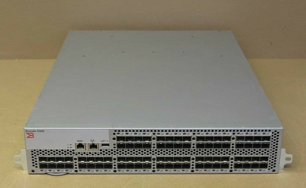 Brocade 5300 80-Port Active 8Gb FC Switch SM-5320-0000 Licenses 80 ...
