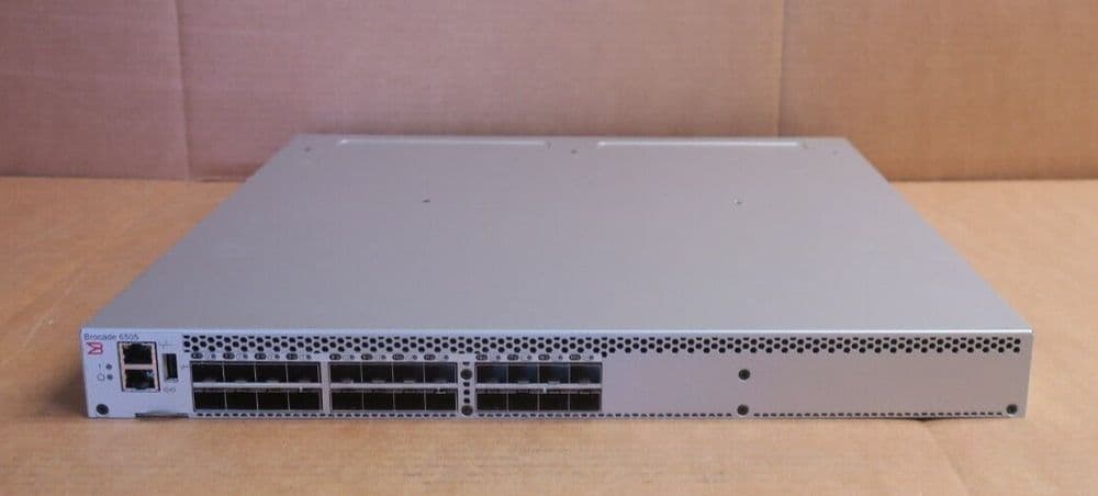 Brocade 6505 24x 16Gb SFP Port FC SAN Switch NA-6505-12-16G-MC-1R 12 ...