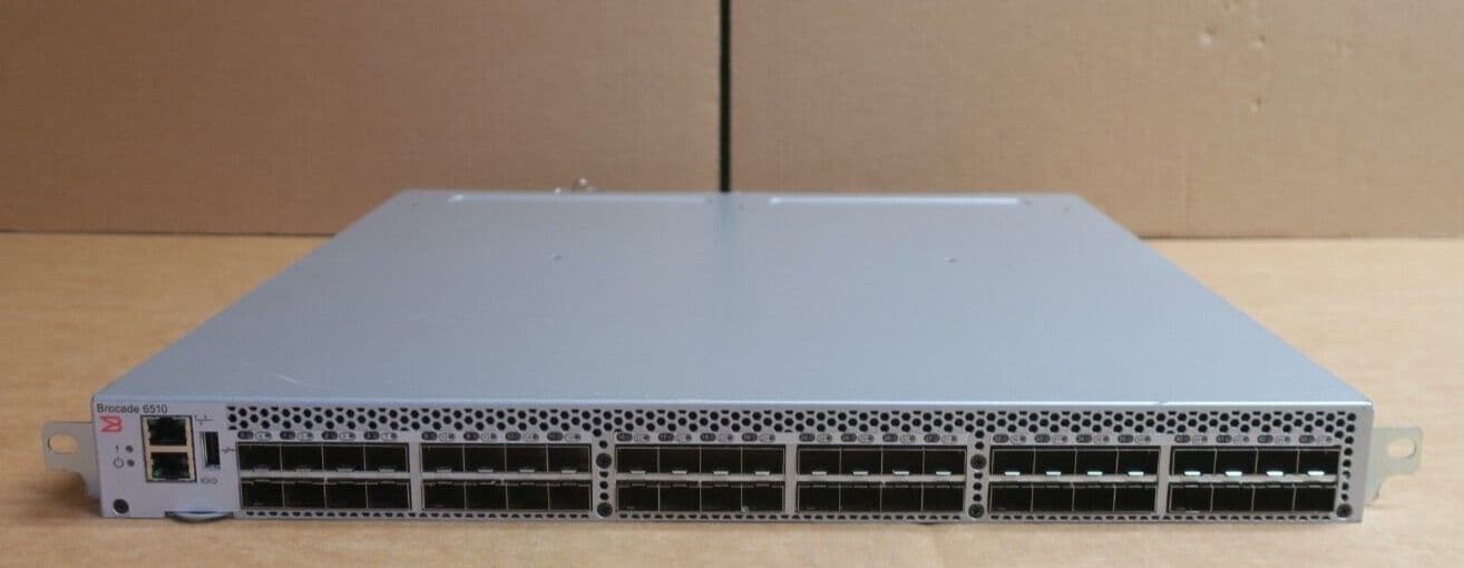 Brocade 6510 48-Port 16Gb FC SAN Switch 24-Port Active full license set