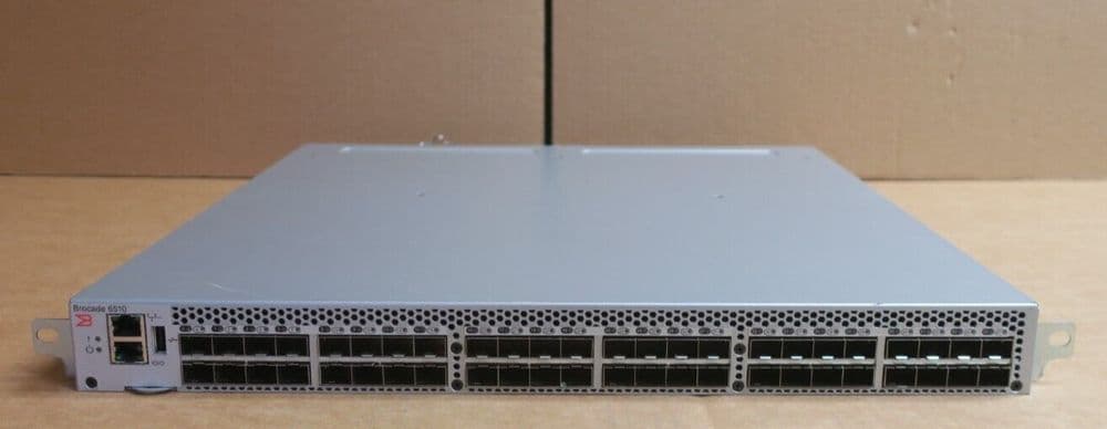 Brocade 6510 48-Port 16Gb FC SAN Switch 24-Port Active full license set