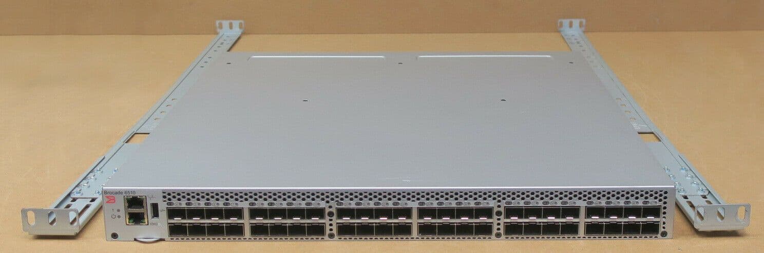 Brocade 6510 48-Port 16Gb FC SAN Switch HD-6510-48-8G-R 48-Port Active ...