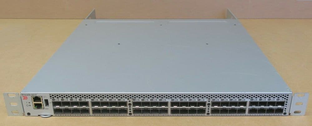 Brocade 6510 48-Port 16Gb FC Switch BR-6510-24-8G-F 24-Ports Active ...