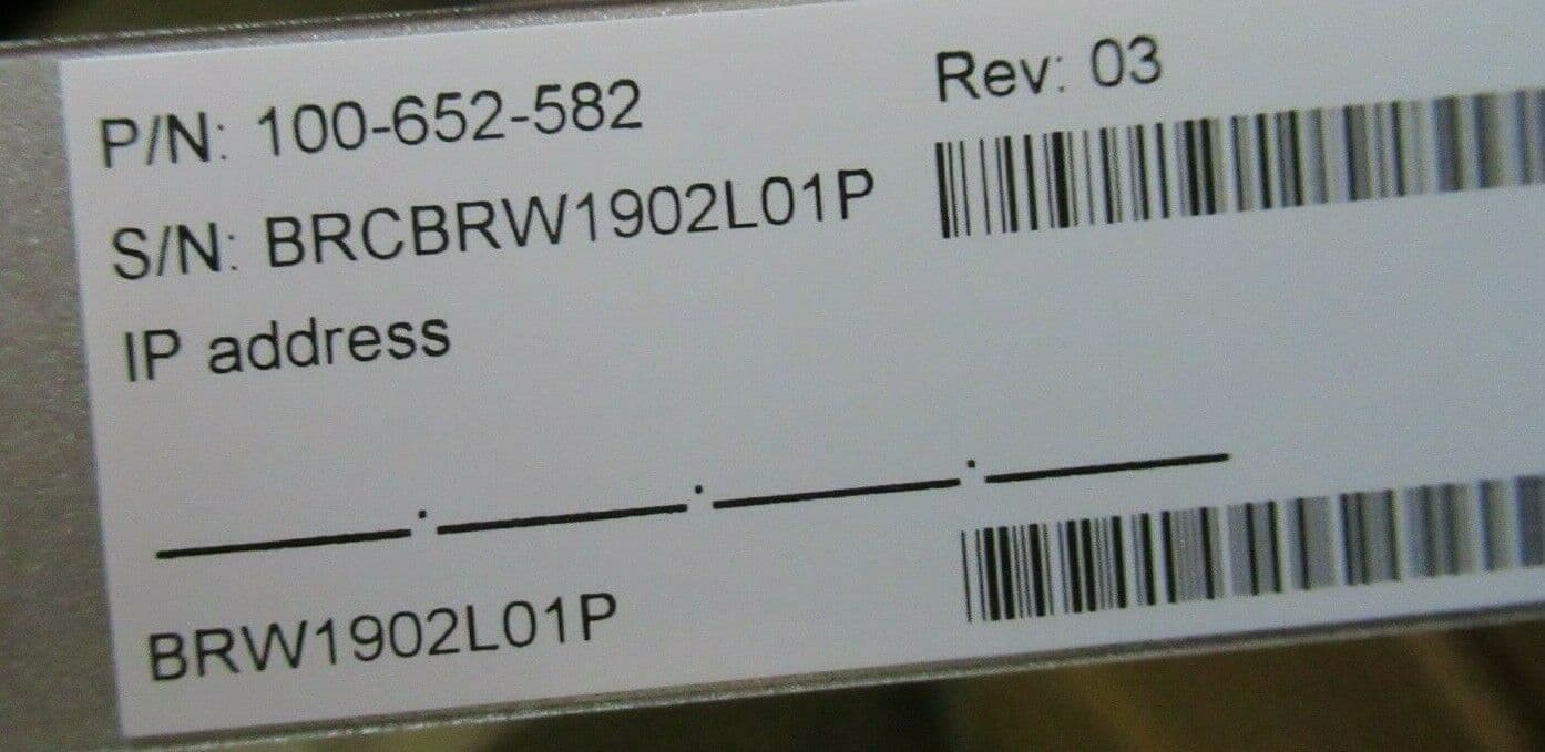 Brocade 6510 DS-6510B 48-Port FC 24 Port 16Gb Active Switch 2 Power ...