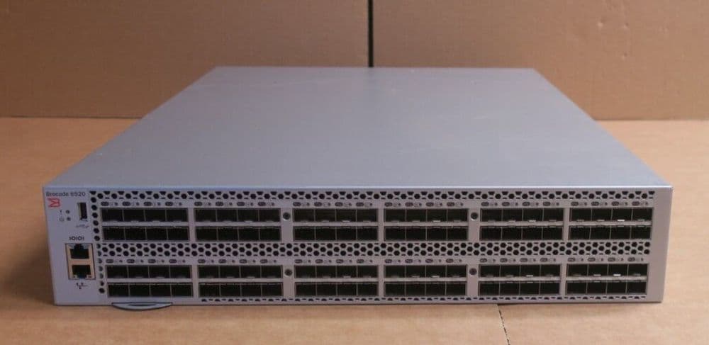 Brocade 6520 96-Port 16Gb FC SAN Switch HD-6520-48-16G-R - 48-Active Ports
