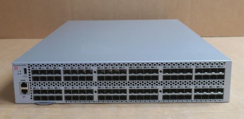 Brocade 6520 96-Port 16Gb SFP FC SAN Switch HD-6520-48-16G-R 48-Active ...