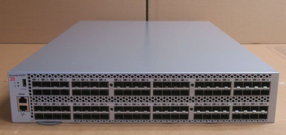 Brocade 6520 96-Port 96-Active 16Gb SFP FC SAN Switch HD-6520-96-16G-R Lic