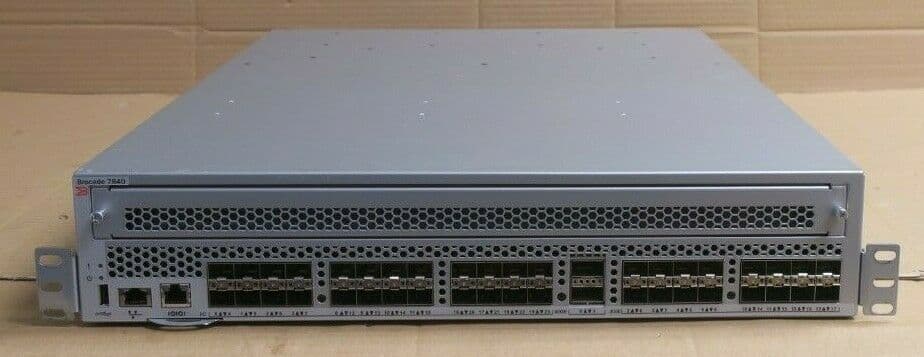 Brocade 7840 SAN 24x 16Gb FC 2x 40GbE 16x 10GbE Extension Switch HD ...