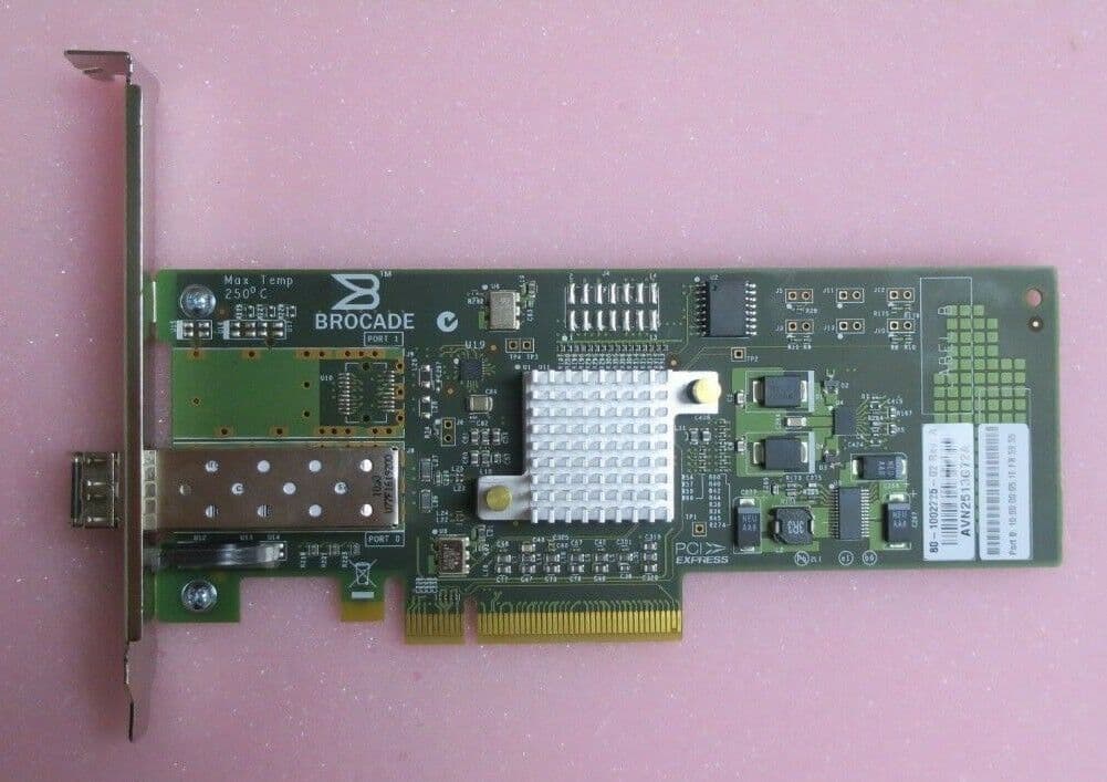 Brocade 815 8Gb PCI-E Single Port HBA Host Bus Adapter Card 80-1002225 ...