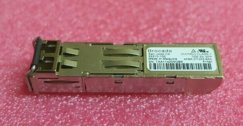 Brocade Avago AFBR-5715PZ-BR4 1GE SFP SX FC Transceiver Module 33210-100