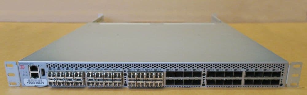 Brocade BR-6510 16Gb Fibre Channel Switch 24 Active Licensed Ports ...