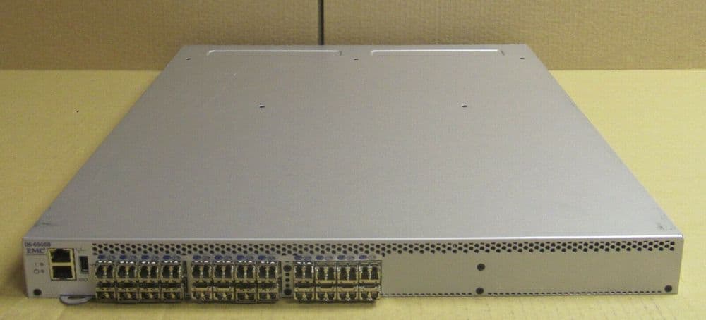 Brocade EMC 6505 DS-6505B 24 Port Active 8GB FC Switch License EM-6505 ...
