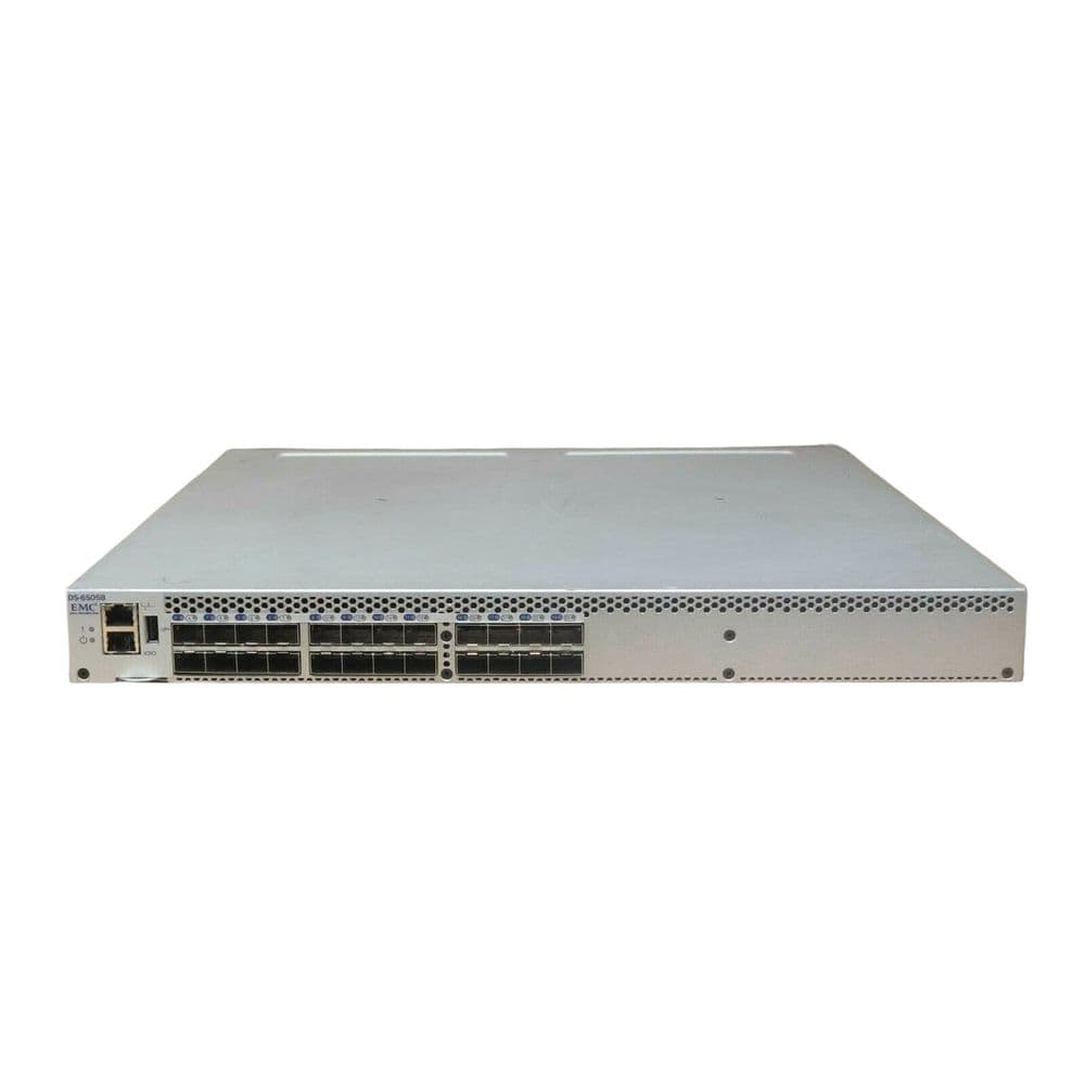 Brocade EMC 6505 DS-6505B 24x 16Gb SFP Active Ports Fibre Channel SAN ...