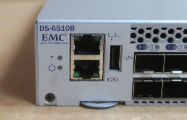 Brocade EMC 6510 DS-6510B 48-Port 16Gb FC Switch EM-6510-24-16G-R 36 ...