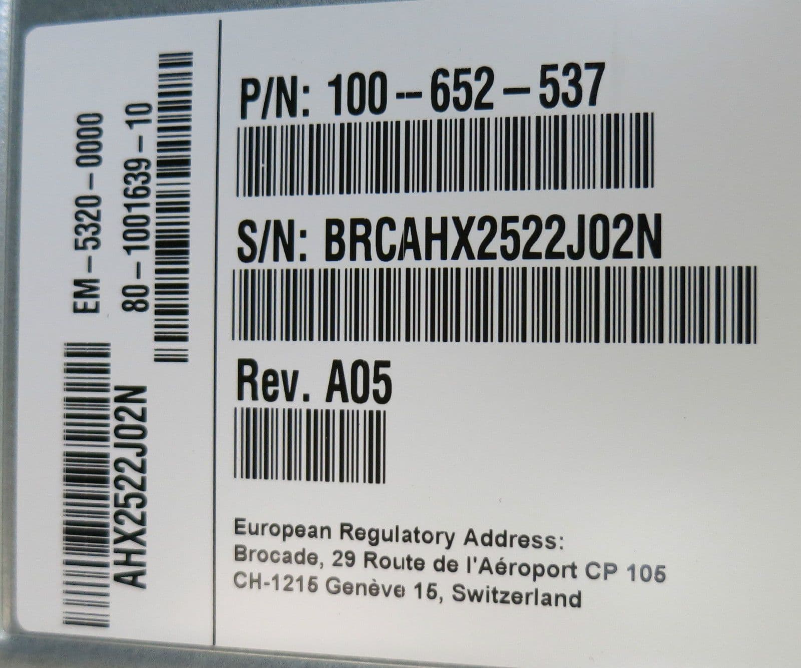 Brocade EMC DS-5300B 5300 80 Port Active 8Gb FC Switch EM-5320-0000 ...