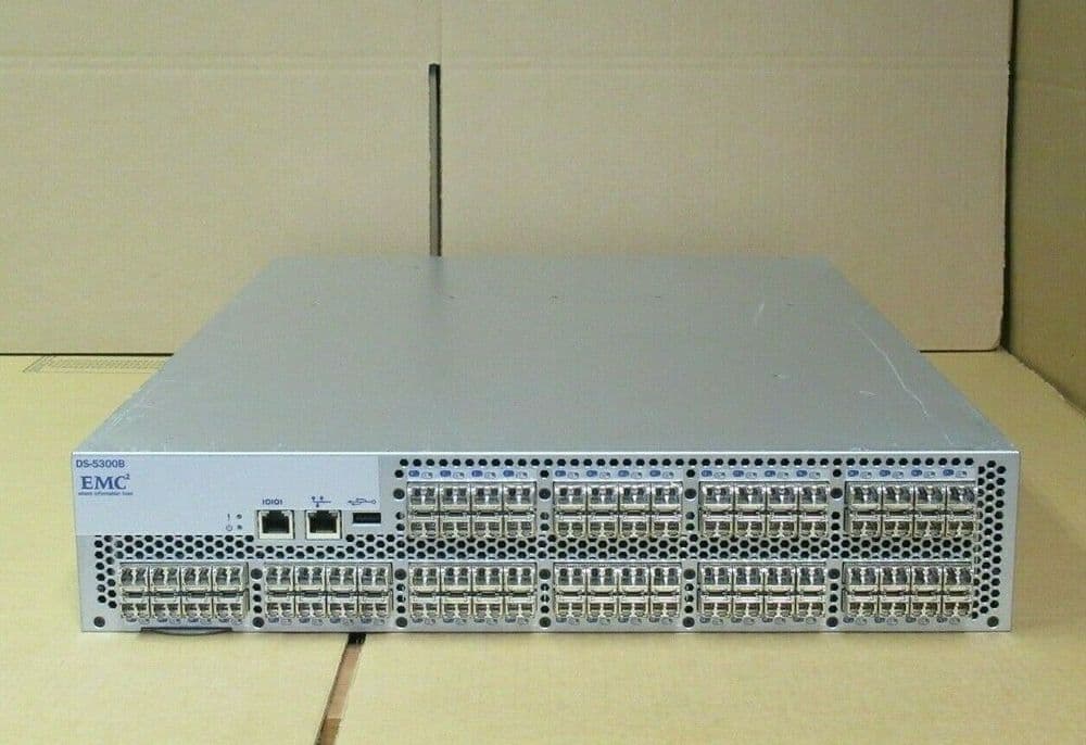 Brocade EMC DS-5300B 5300 80 Port Active 8Gb FC Switch EM-5320 Licenses ...
