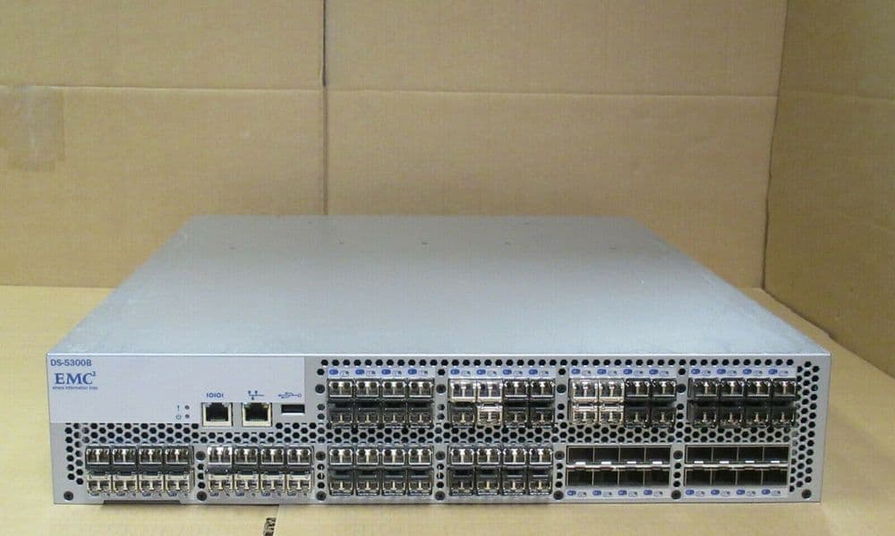 Brocade EMC DS-5300B 5320 64 Port Active 8Gb FC Switch W Licenses ...