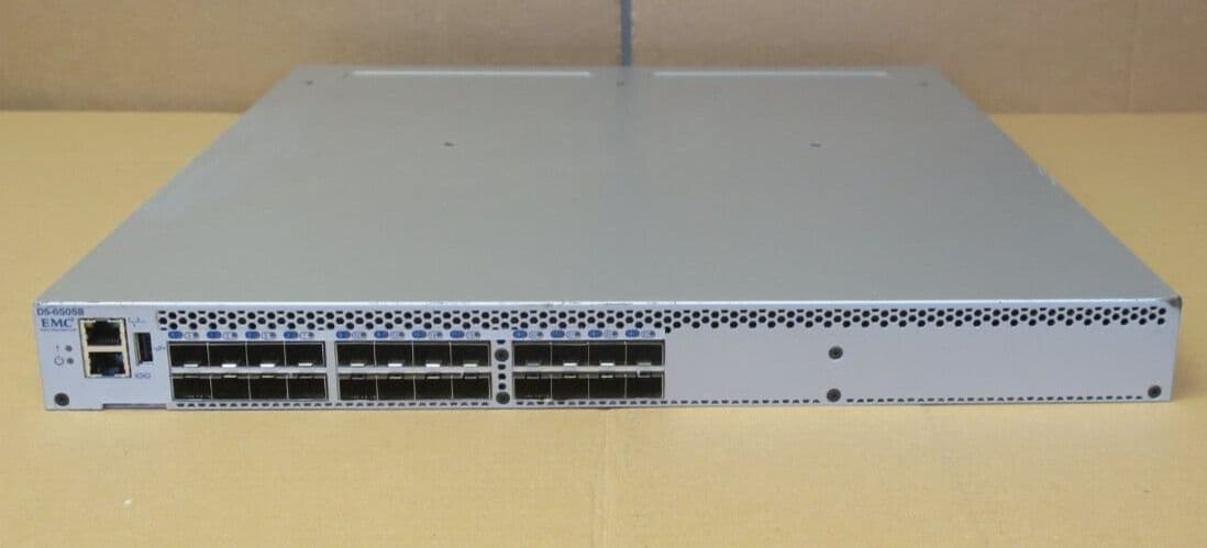 Brocade EMC DS-6505B 24-Port 16Gb FC SAN Switch EM-6505-12-16G-0R 12 ...