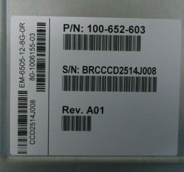 Brocade EMC DS-6505B 24-Port 16Gb FC SAN Switch EM-6505-12-8G-0R 24 ...