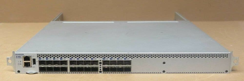 Brocade Emc Ds 6505b 24 Port Active 16gb Fc Switch Sfp License Em 6505