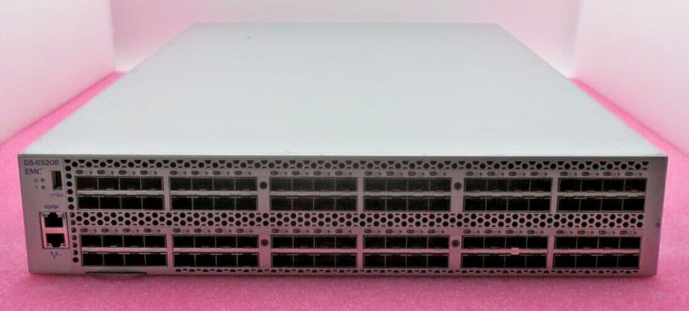 Brocade EMC DS-6520B 96x 16Gb FC SFP 48-Active SAN Switch EM-6520-48 ...