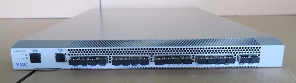 Brocade EMC MP-7500B 16 Active Port 16x 4Gb 2x 1Gb Ports License Fibre ...