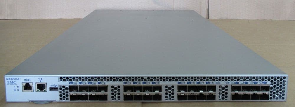 Brocade EMC MP-8000B 32 Port Active 24 x10Gb/FCoE 8Gbps Fibre Switch ...