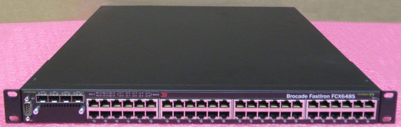 Brocade FastIron FCX648S Gigabit Ethernet Switch 48x 10/100/1000 4xSFP ...